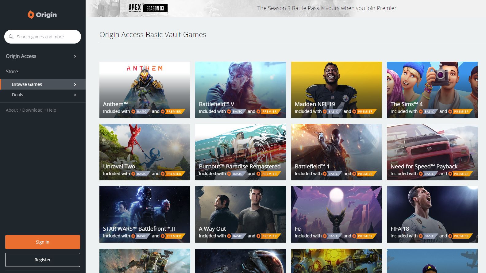 Play 200+ Origin store games for free all next month by making your EA ...