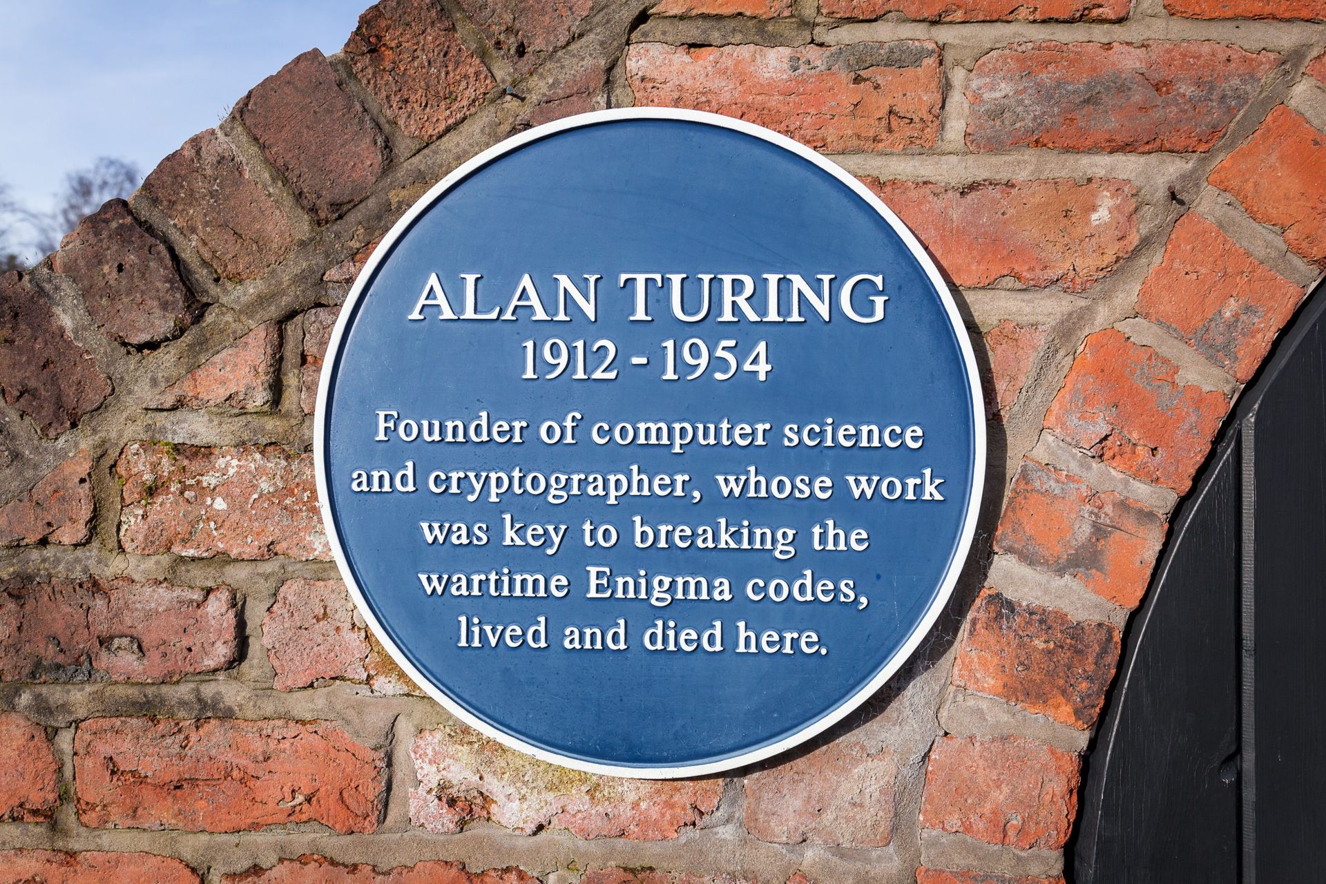 The former home of Alan Turing — the man who cracked the Enigma code ...