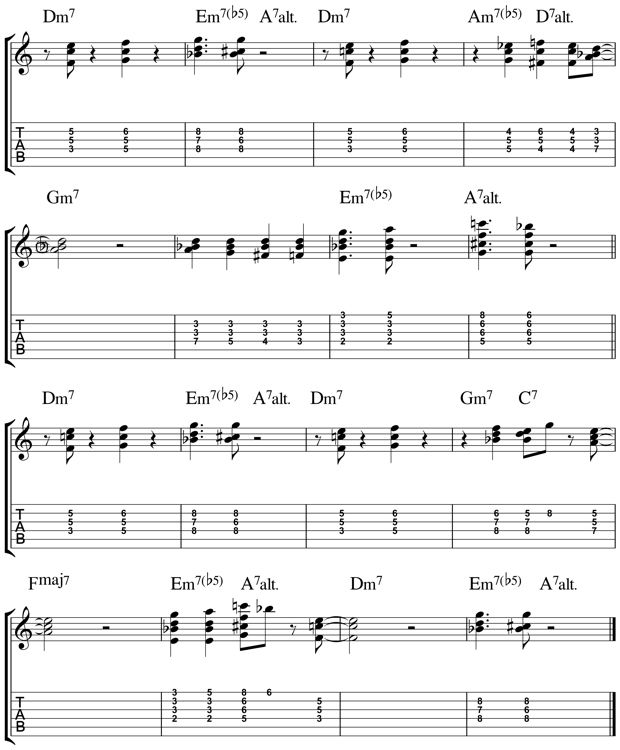 Jazz Guitar Corner: "Summertime" — Time to Use Your New Jazz Chords ...