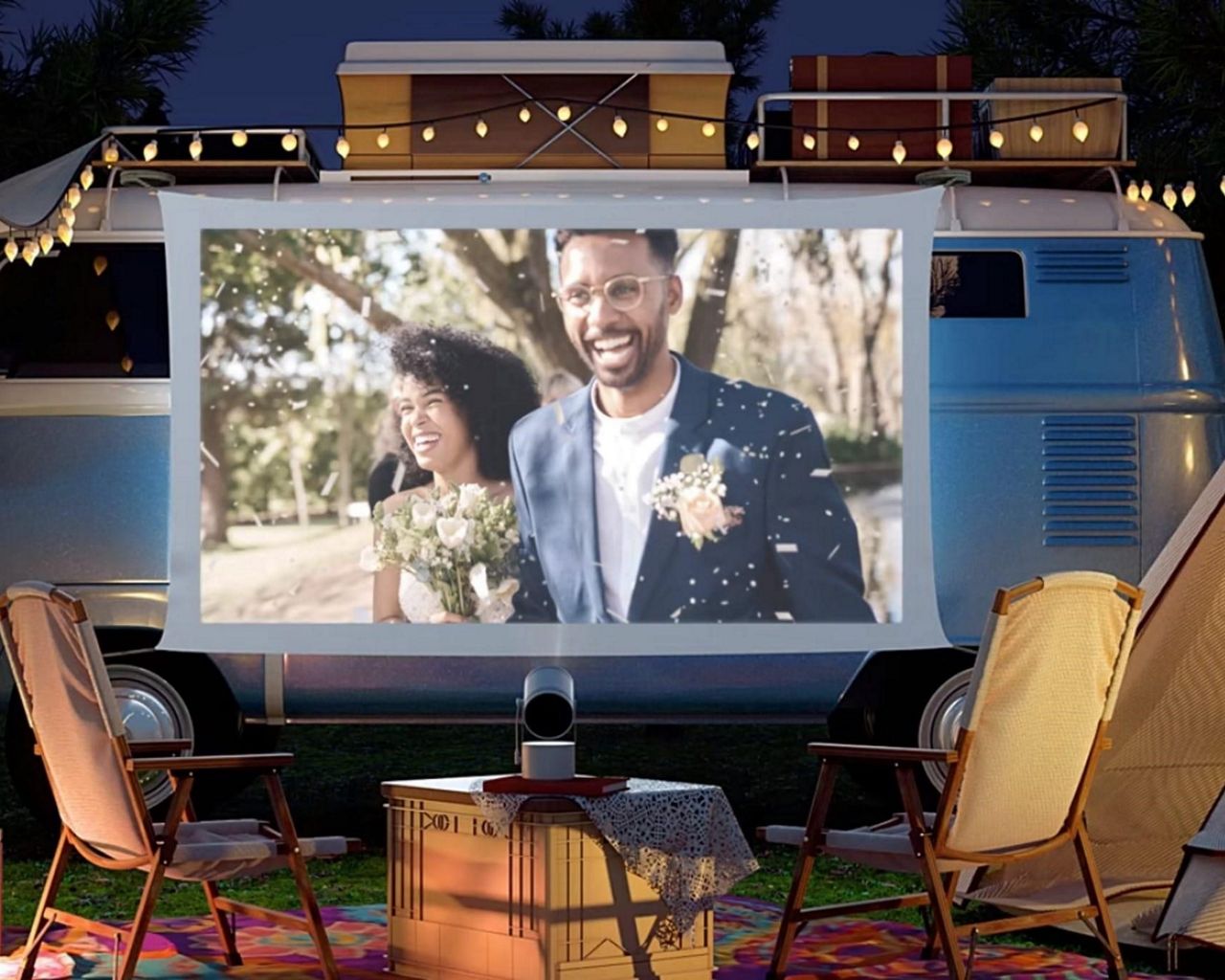 How far away should a projector be from the screen? | Livingetc