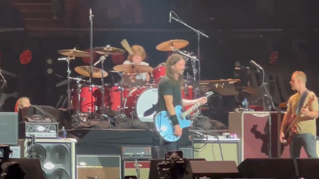 Shane Hawkins channels his father on two Foo Fighter songs at LA ...