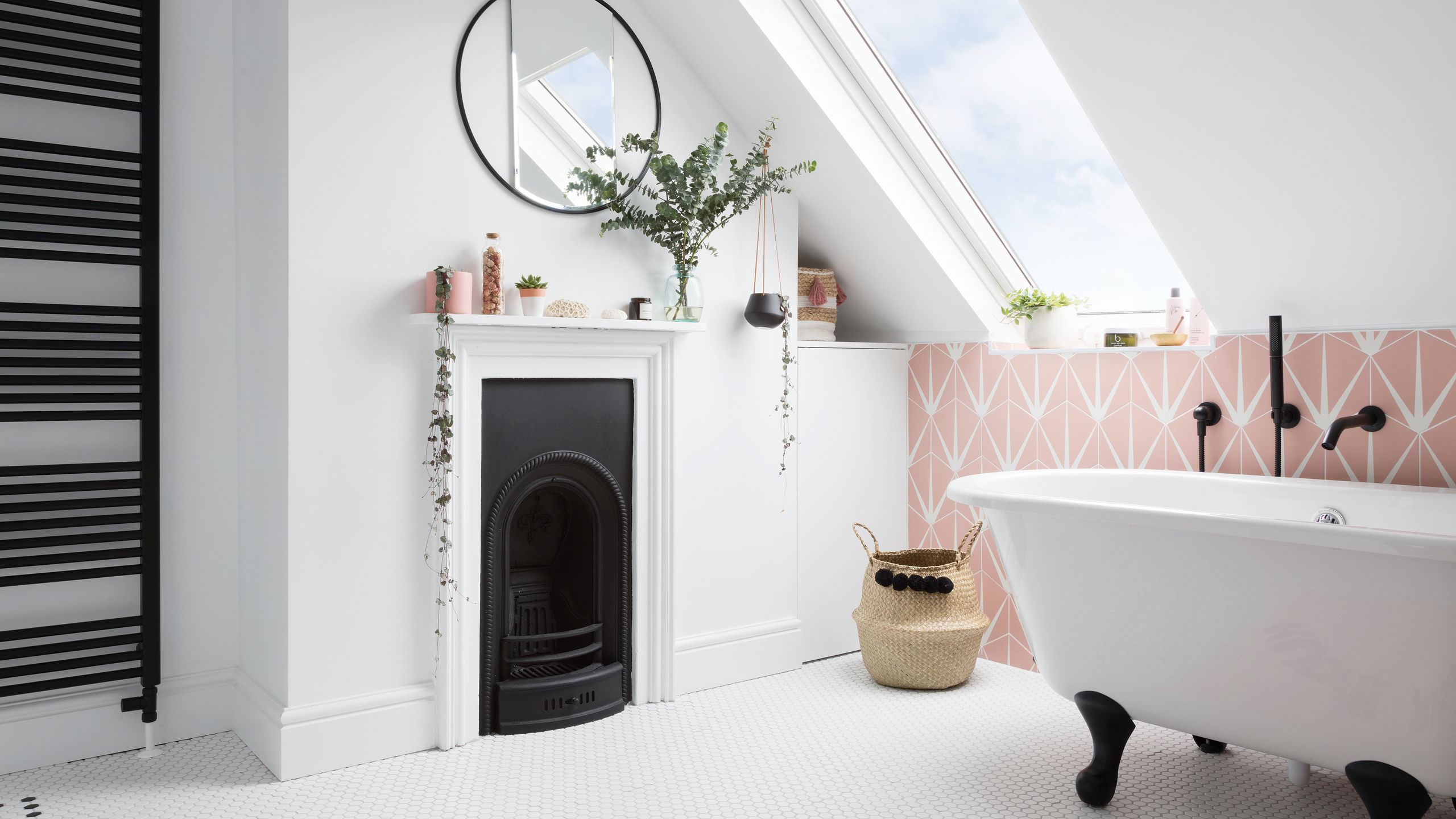 Making clever use of this tricky loft space with sloped ceiling was key ...