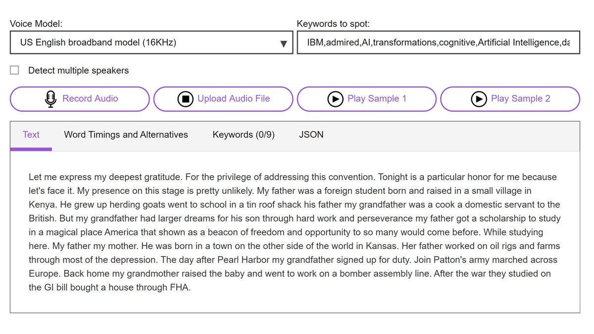 Watson Speech to Text review: The best high-volume transcription service? | TechRadar