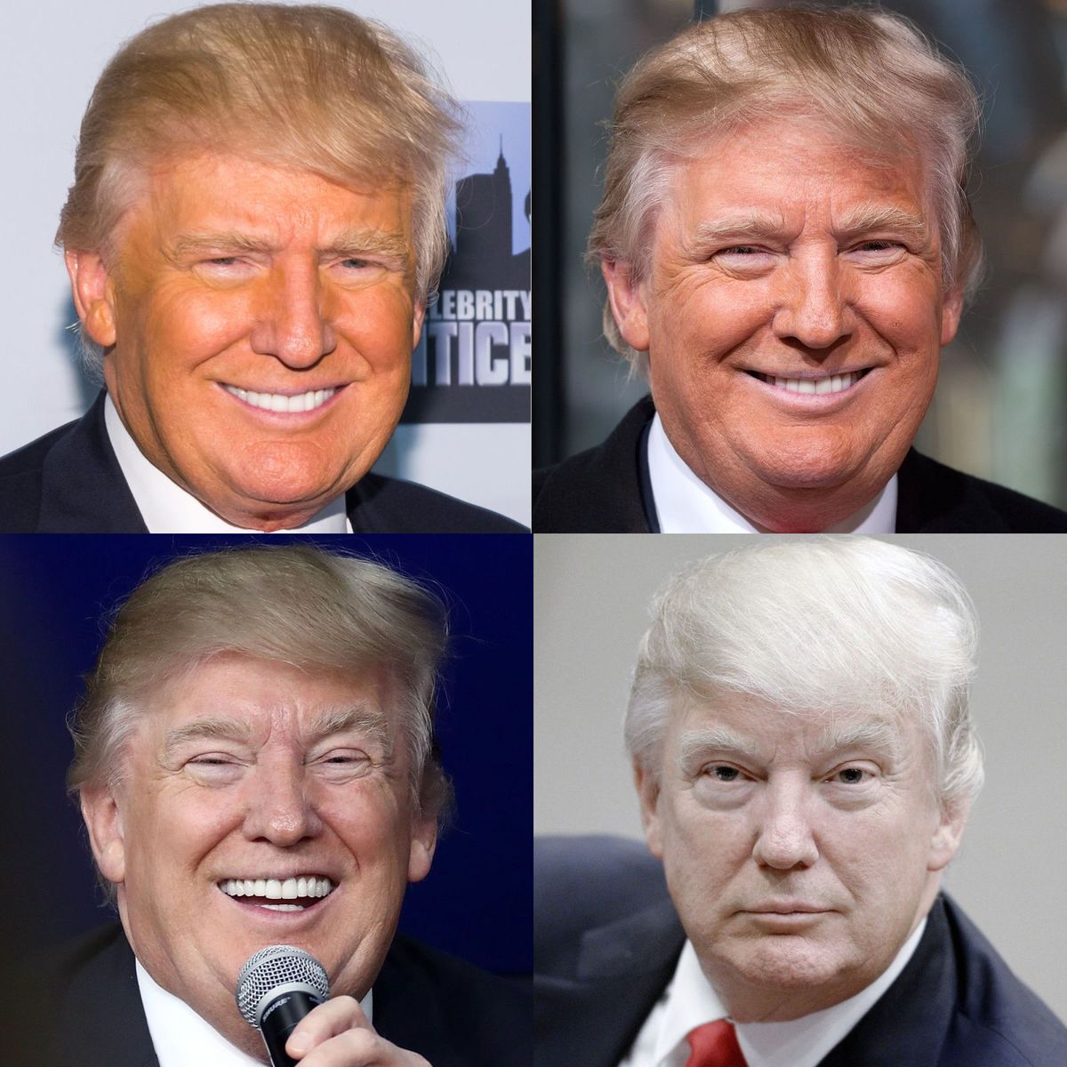 Does Donald Trump Spray Tan? - Tracking Donald Trump's Fading Tan ...