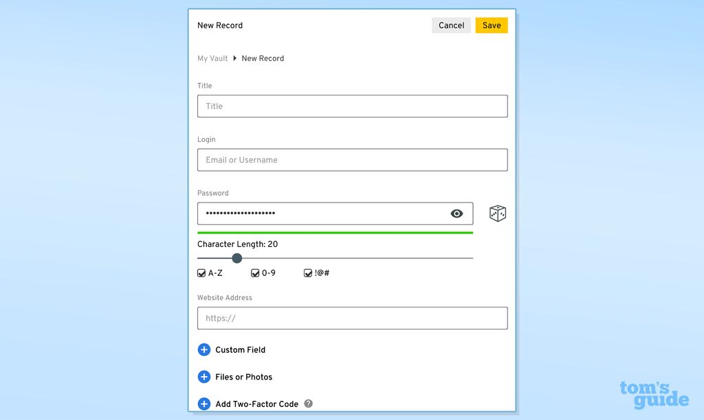 Keeper password manager review | Tom's Guide