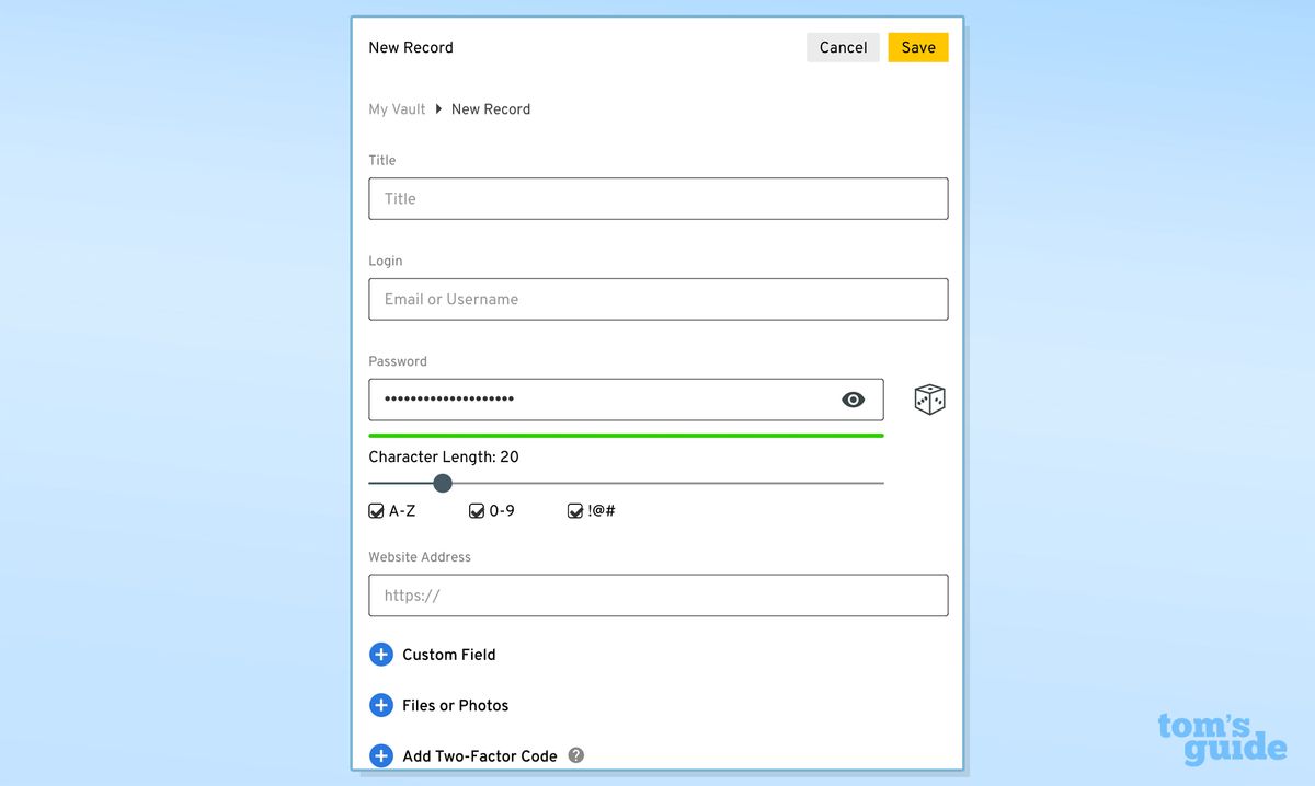Keeper password manager review | Tom's Guide
