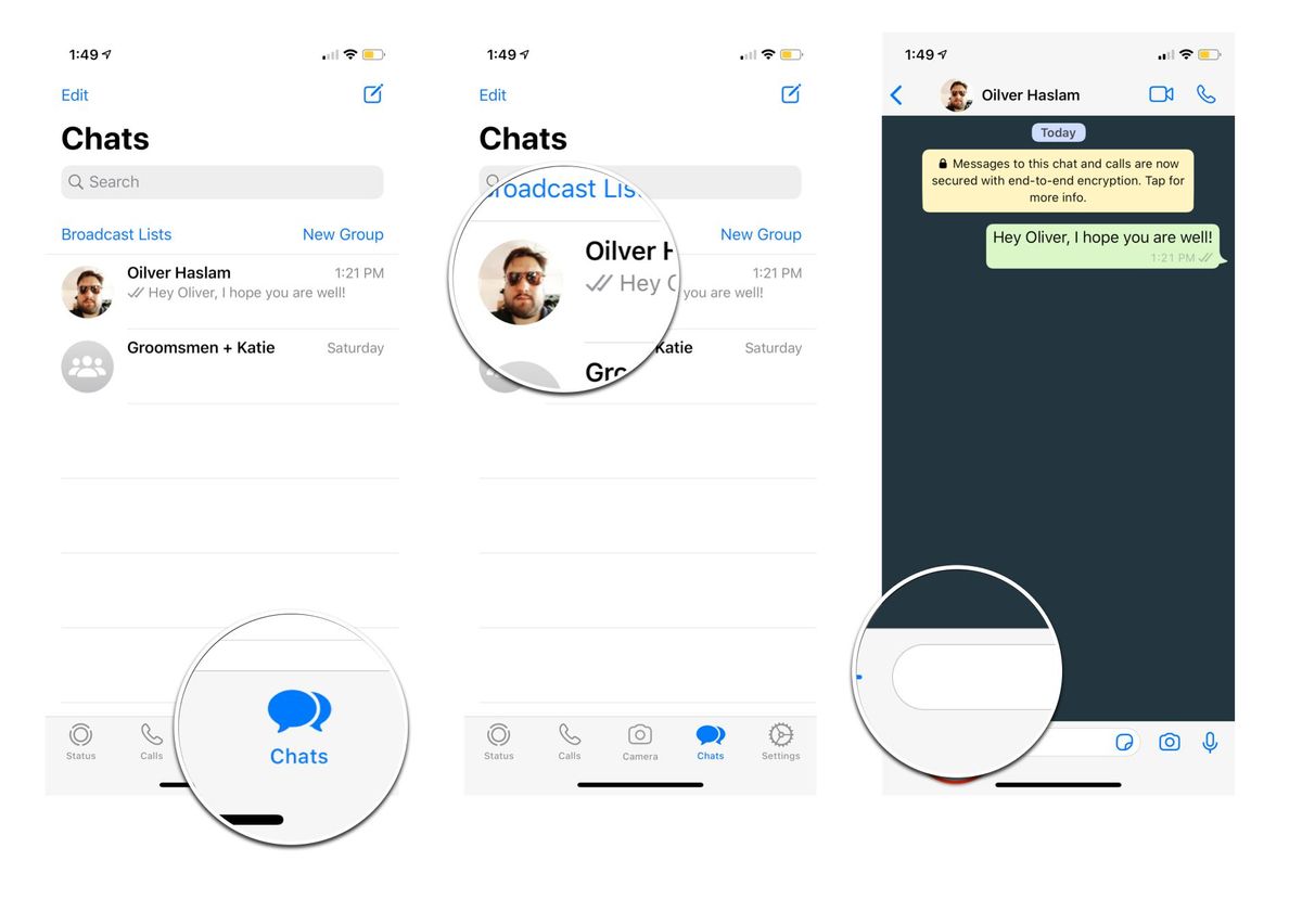 How to send messages with WhatsApp for iOS | iMore
