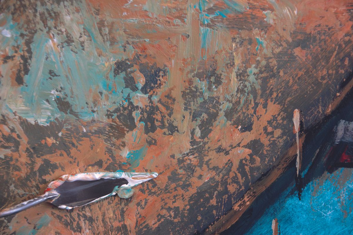 How to paint on a board: Create texture with acrylics | Creative Bloq