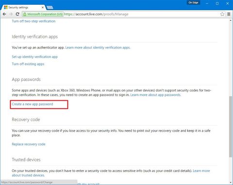 How to generate app passwords for your Microsoft Account | Windows Central
