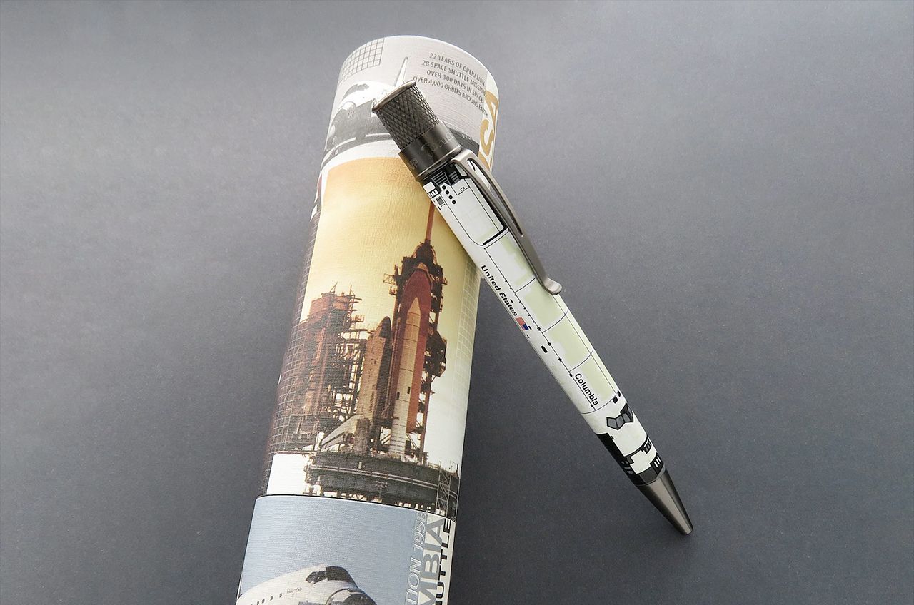 Retro 51 pen embodies NASA's first and fallen space shuttle Columbia ...