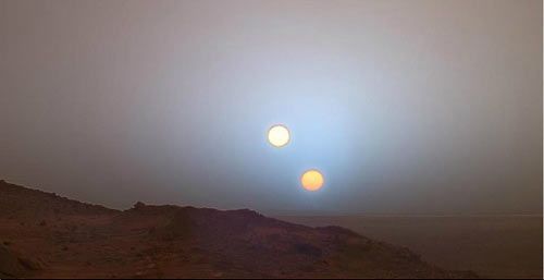Latest Mars Hoax: Photo of Martian Double Sunset | Space