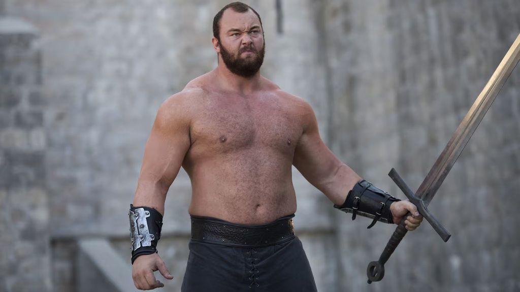Game of Thrones actor and former World's Strongest Man Hafþór Björnsson ...