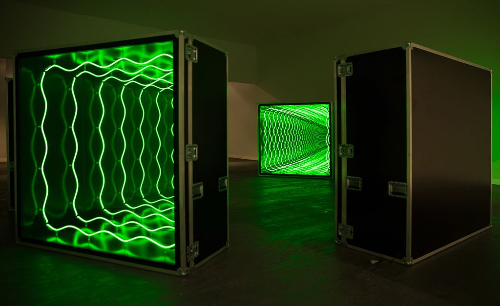 Infinity and beyond: Ivan Navarro’s installation throws light on ...