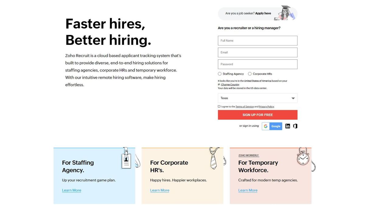 Zoho Recruit review | TechRadar