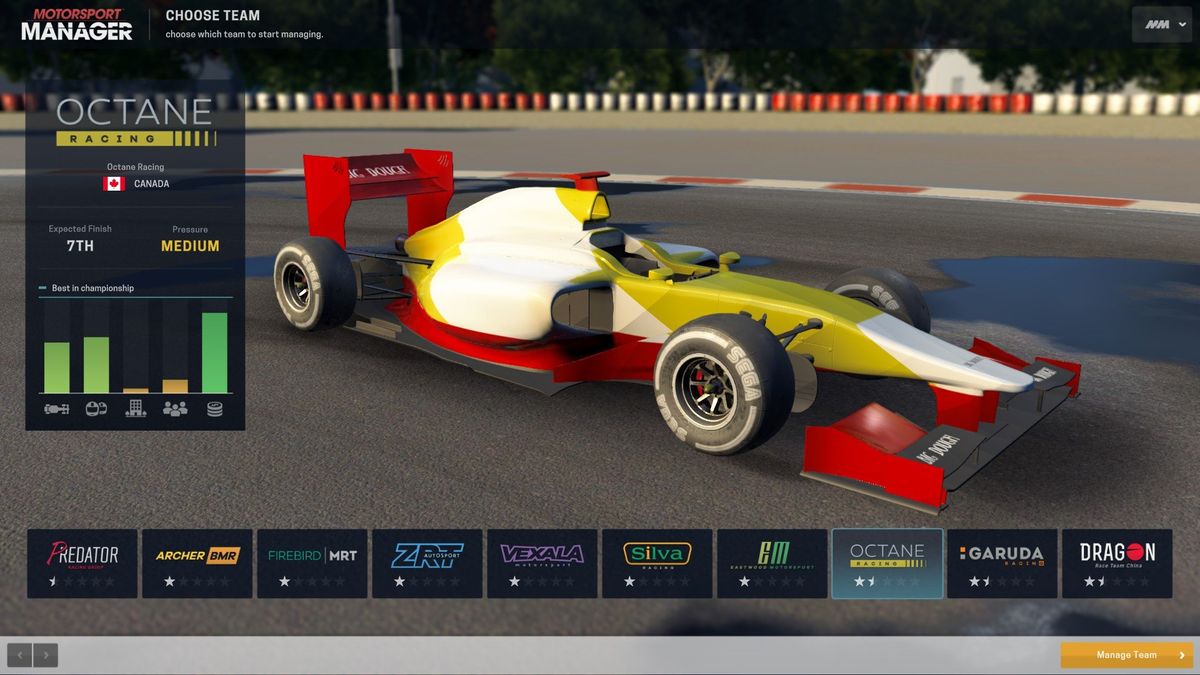 Cars, drivers, mechanics, sponsorships — SEGA's Motorsport Manager puts ...