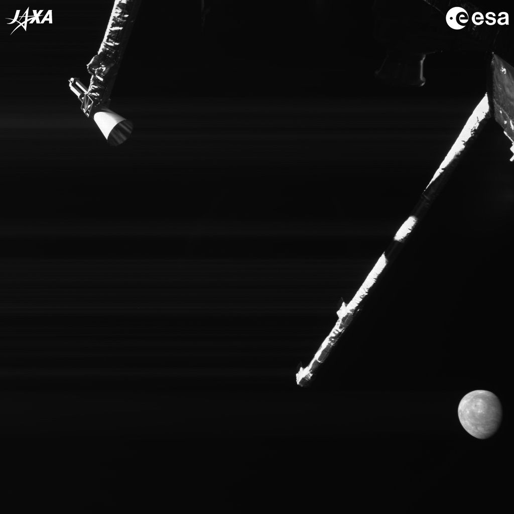 BepiColombo probe captures haunting Mercury image on 5th of 6 gravity ...