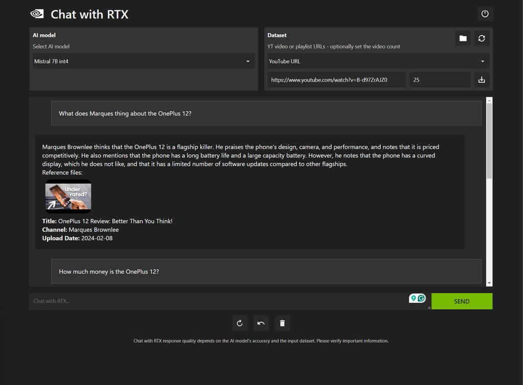 Nvidia Chat with RTX runs a ChatGPT-style application on your GPU that ...