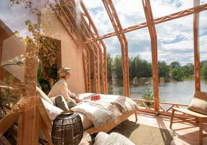 This remote cabin takes indoor/outdoor living to another level