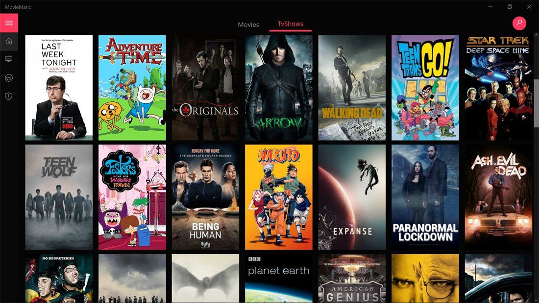 MovieMatic is a Windows 10 PC app for the couch potato in all of us ...