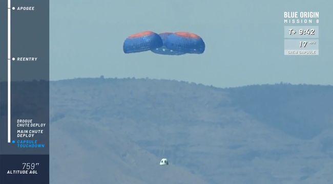 Blue Origin Launches New Shepard Space Capsule on Highest Test Flight ...
