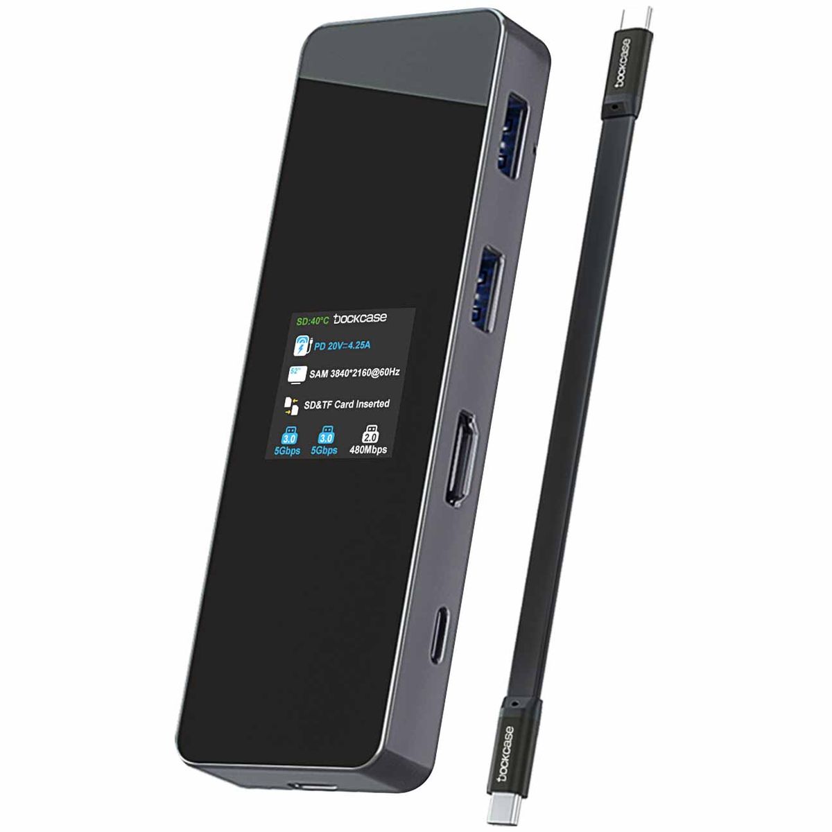 DockCase 7-in-1 USB-C Visual Smart Hub review: A sleek hub with built ...