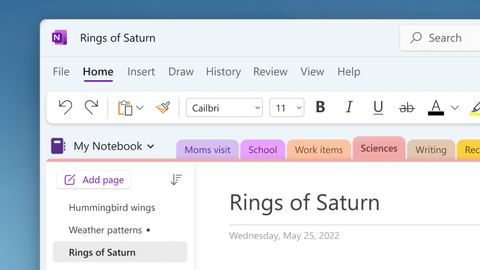 Microsoft shows off unified OneNote with redesigned look for Windows 11 ...