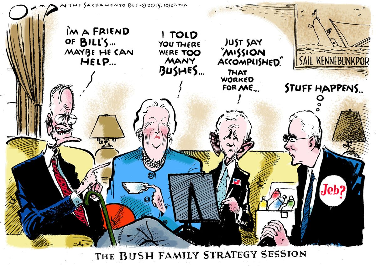 Political cartoon U.S. Jeb Bush 2016 | The Week