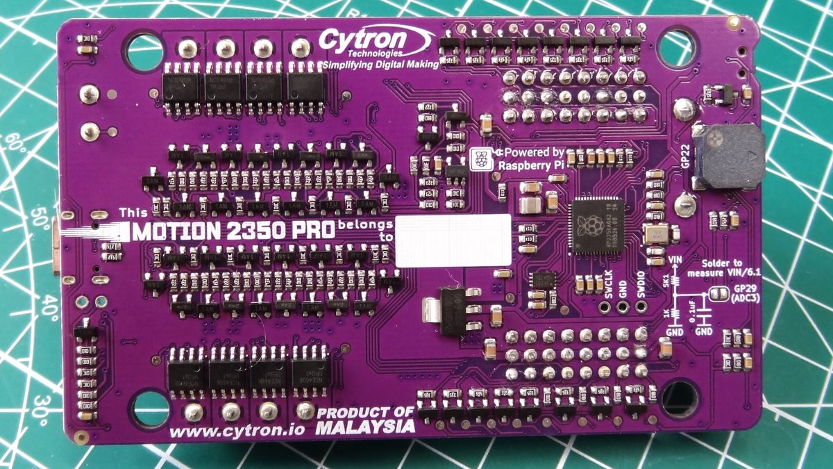 Cytron Motion 2350 Pro Review: The RP2350 Robot Platform | Tom's Hardware