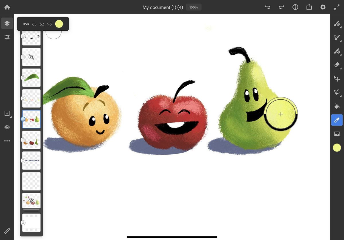 Adobe Fresco basic tool guide: A simplified drawing app | iMore