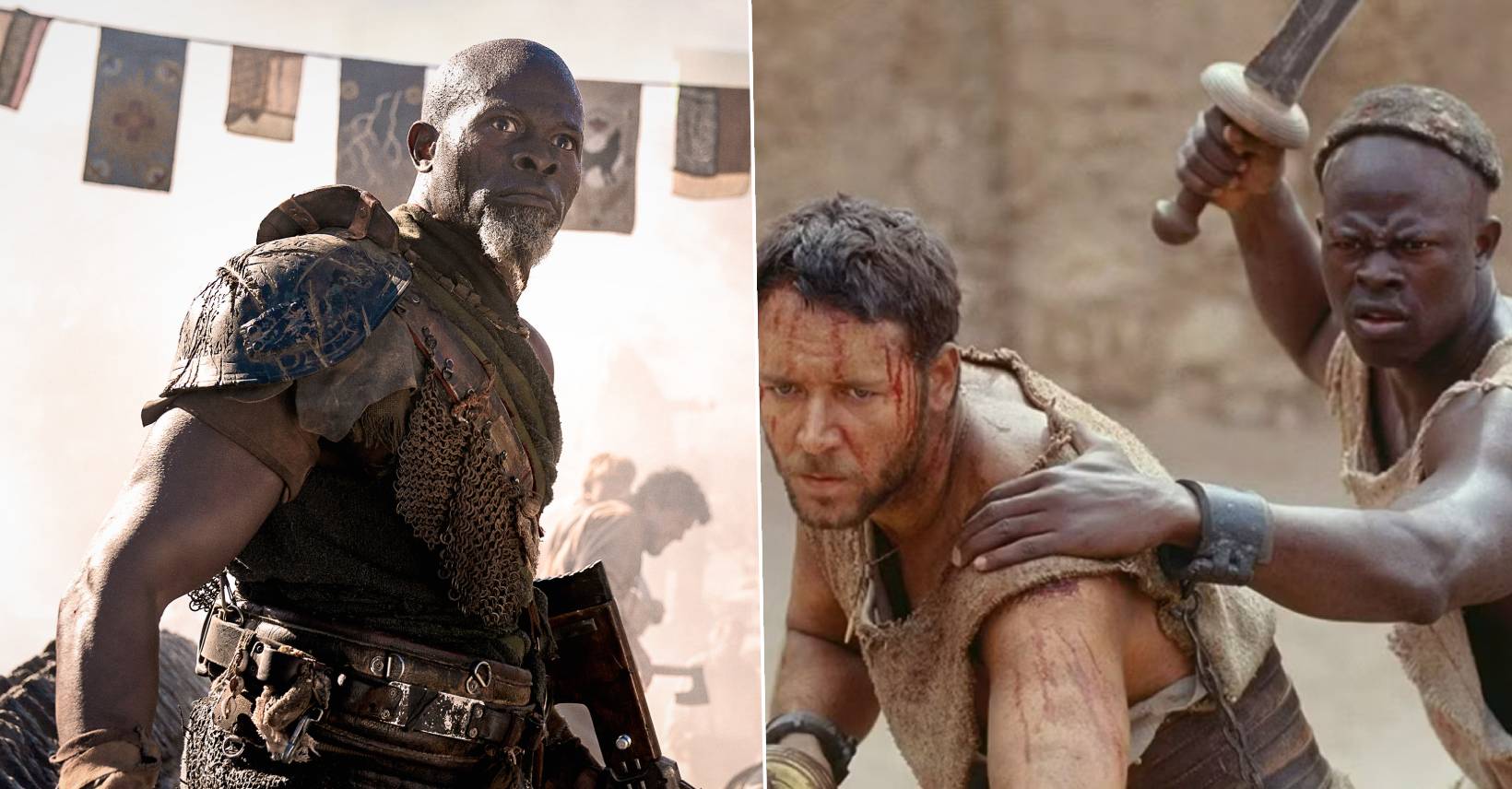 Gladiator star Djimon Hounsou says he's still struggling to make a ...