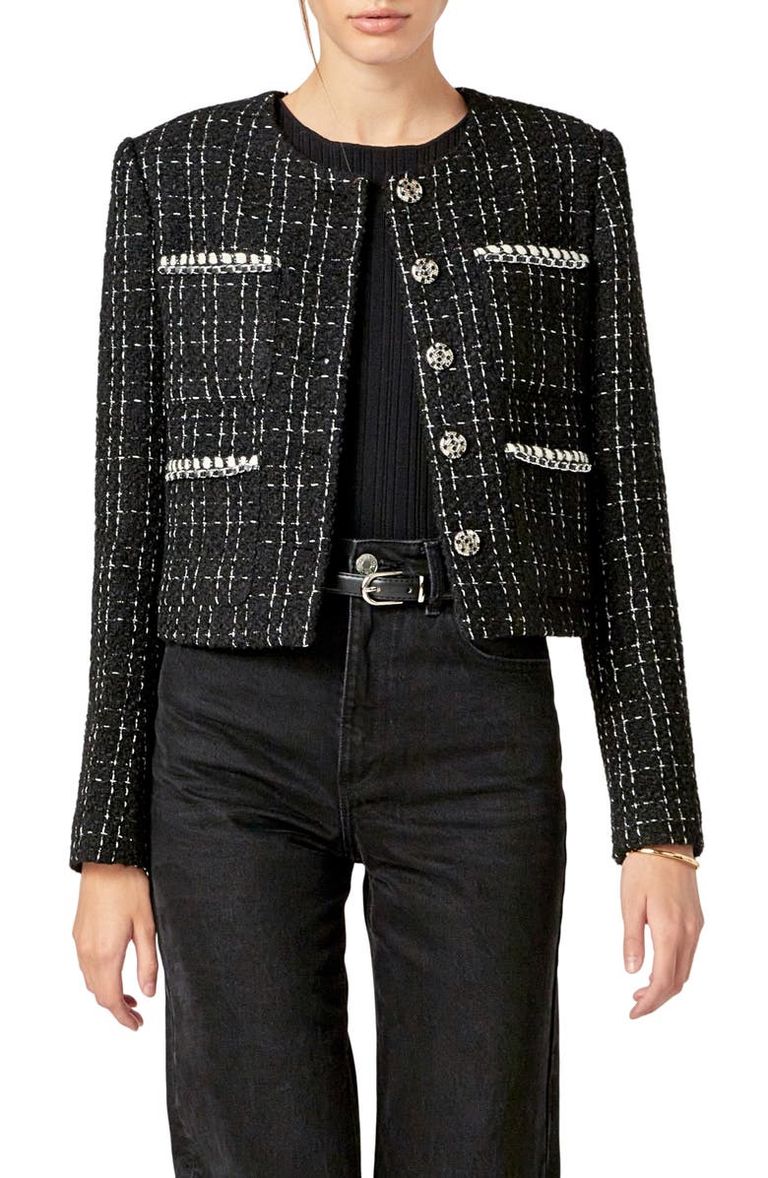 27 Chic Tweed Jackets for the Perfect French-Girl Outfit | Who What Wear