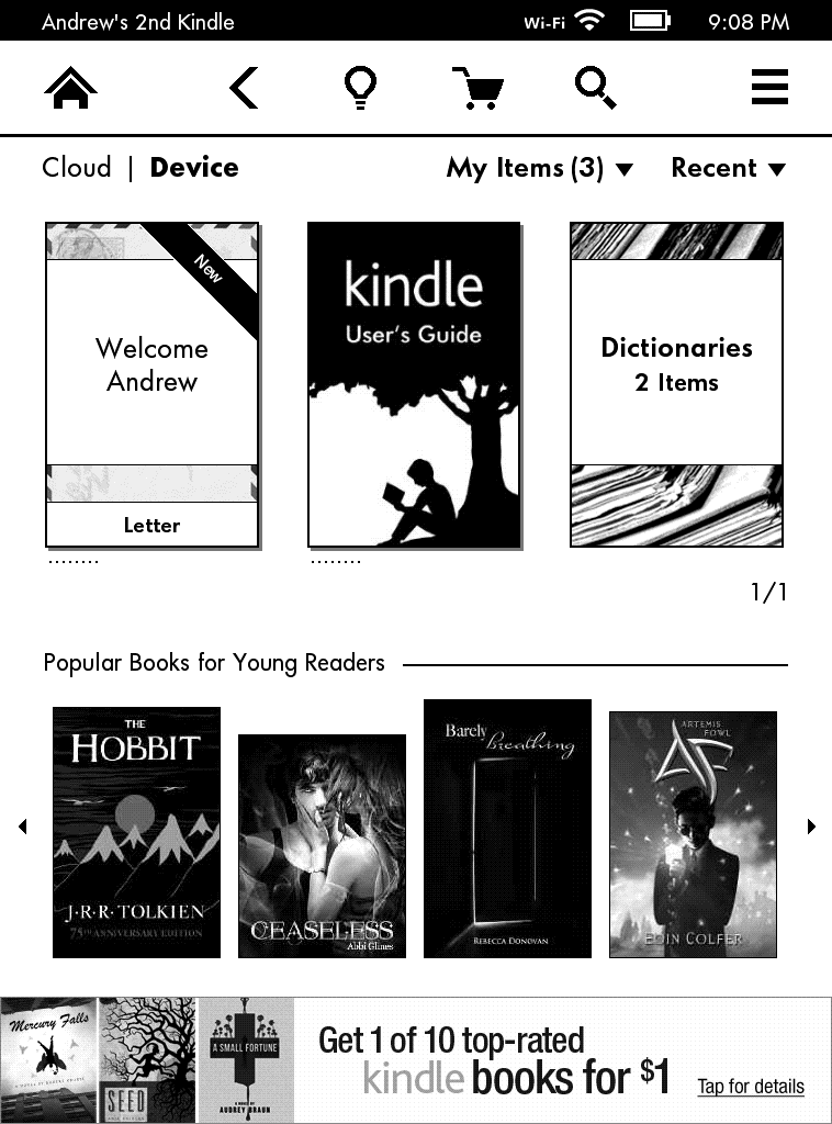 The Touchscreen And Special Offers - Amazon Kindle Paperwhite Review ...