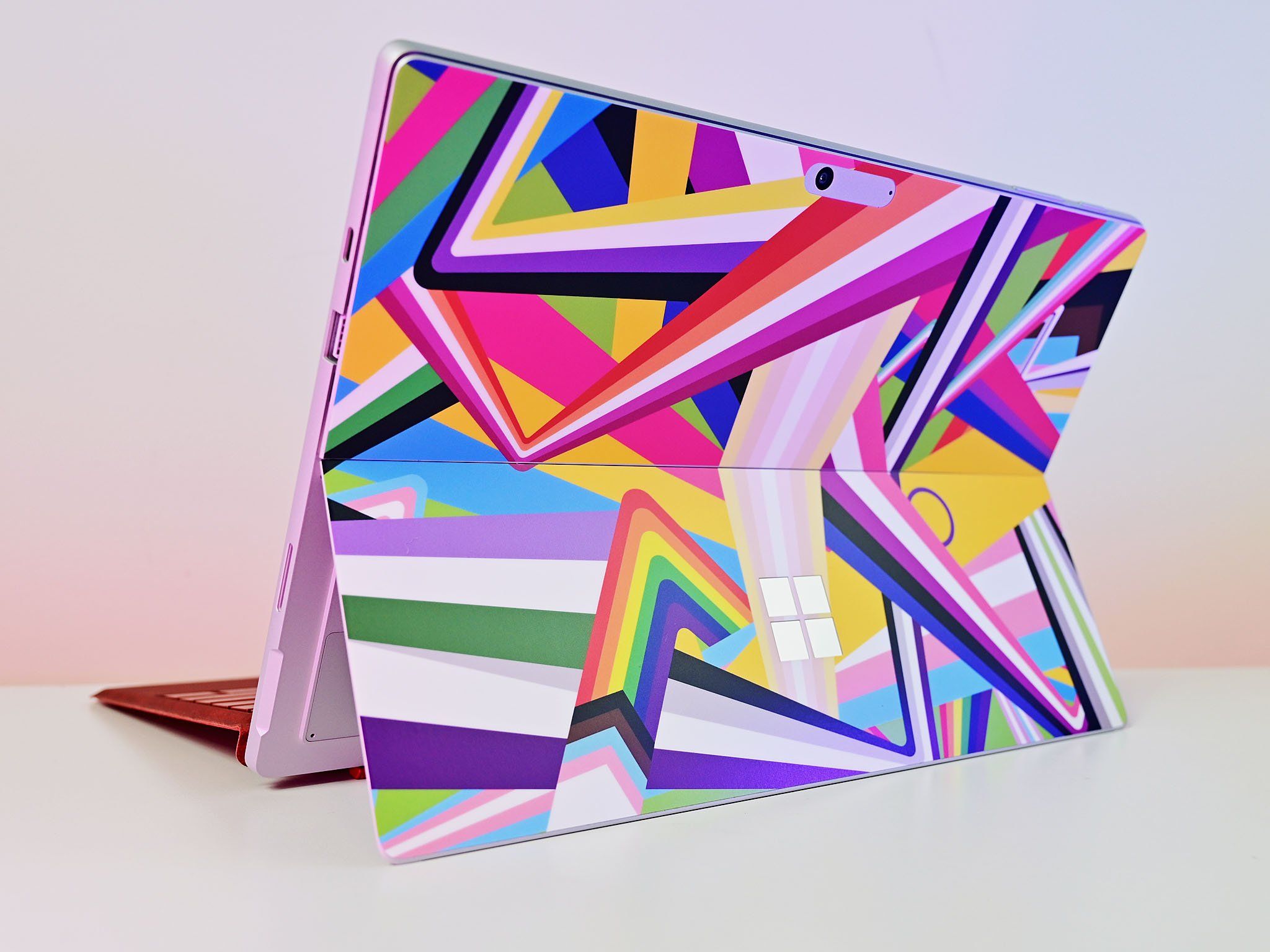 Take a closer look at Microsoft's Pride Skin for Surface | Windows Central