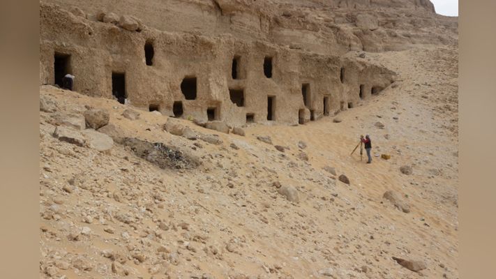 Huge cemetery with at least 250 rock-cut tombs discovered in Egypt ...