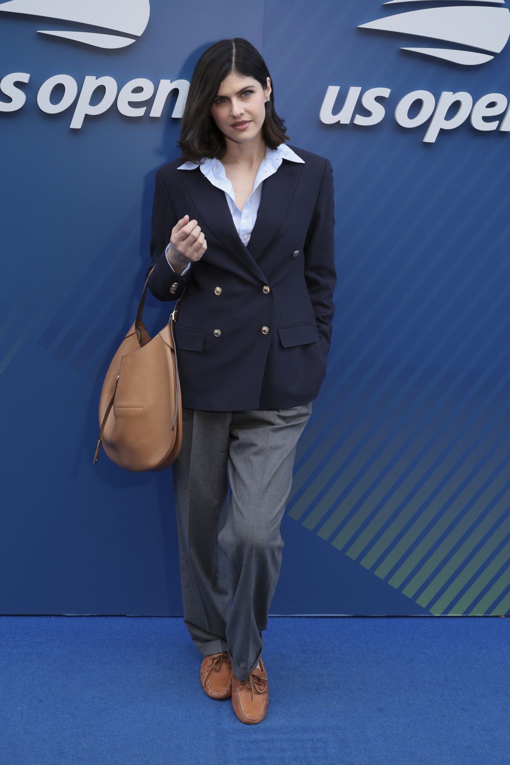 Alexandra Daddario Went From Just A Towel To Tennis Fashion Maven In ...