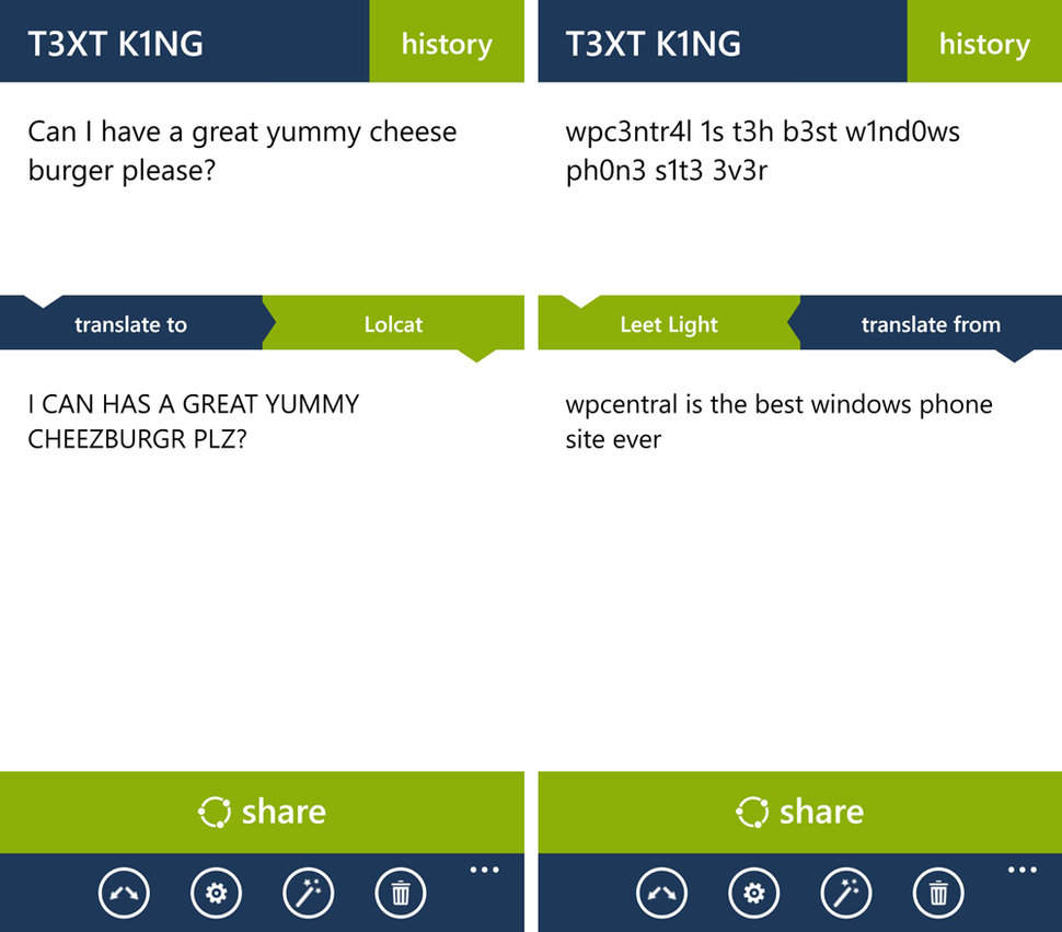 Send messages in Lolcat and other fun languages with T3XT K1NG for ...
