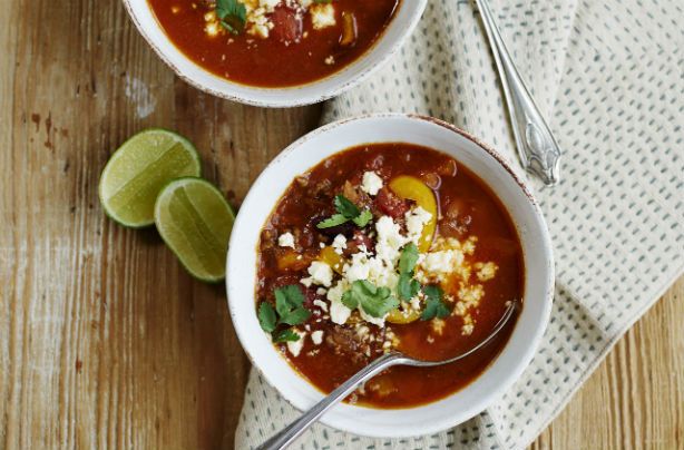 Mexican beef and bean soup | Mexican Recipes | GoodtoKnow