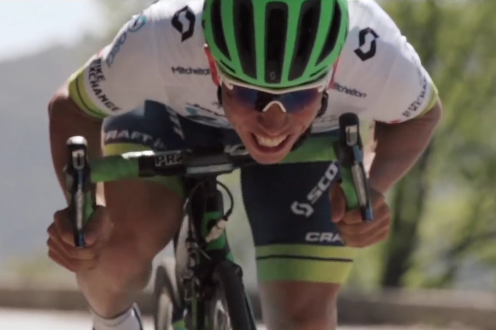 Caleb Ewan: 'It's pretty scary in my sprinting position' (video ...