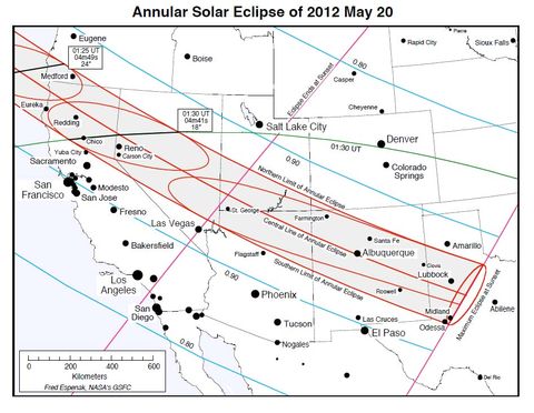 Annular Solar Eclipse of May 20, 2012 (Photo Guide) | Space
