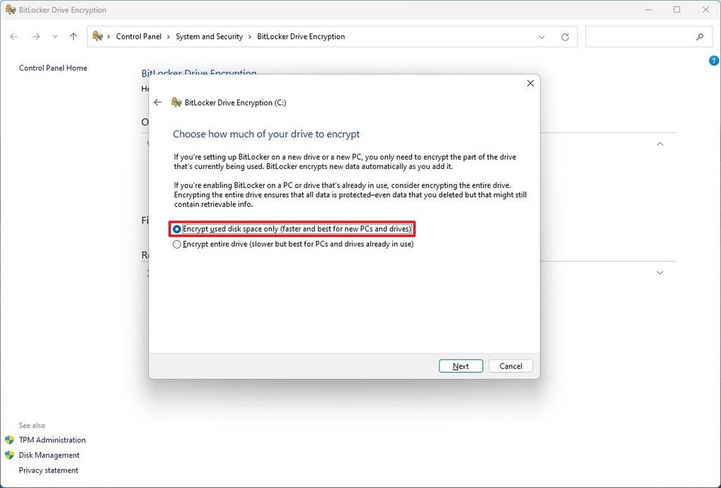 How to configure BitLocker encryption on Windows 11 | Windows Central