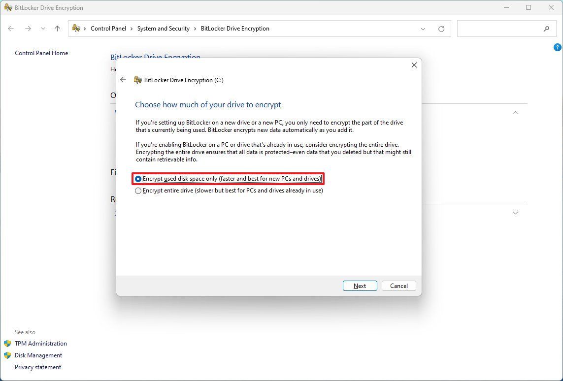 How to configure BitLocker encryption on Windows 11 | Windows Central