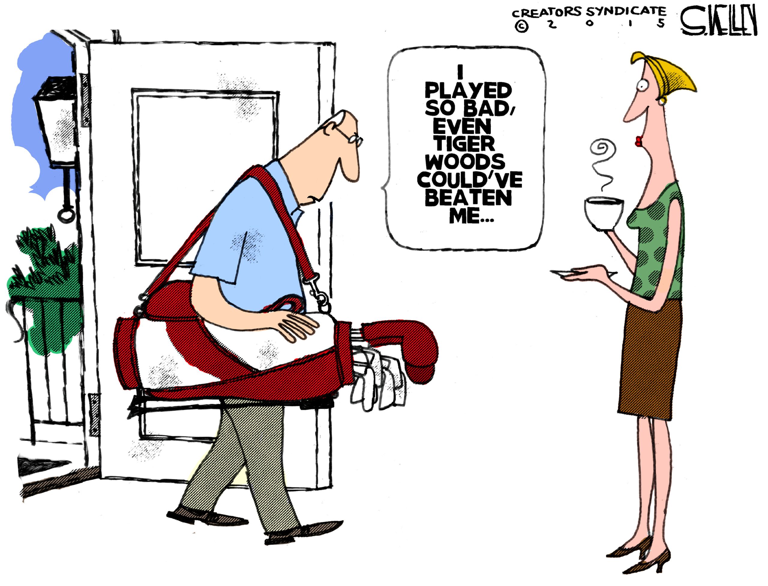 Editorial cartoon Golf Tiger Woods | The Week