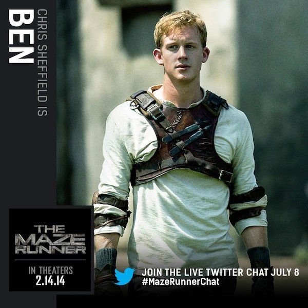 The Maze Runner Movie Character Photos Reveal Newt, Minho, Teresa And ...