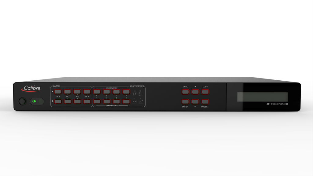 Calibre ships QuadVision HDMI 4K scaler-switcher with multiviewer and ...