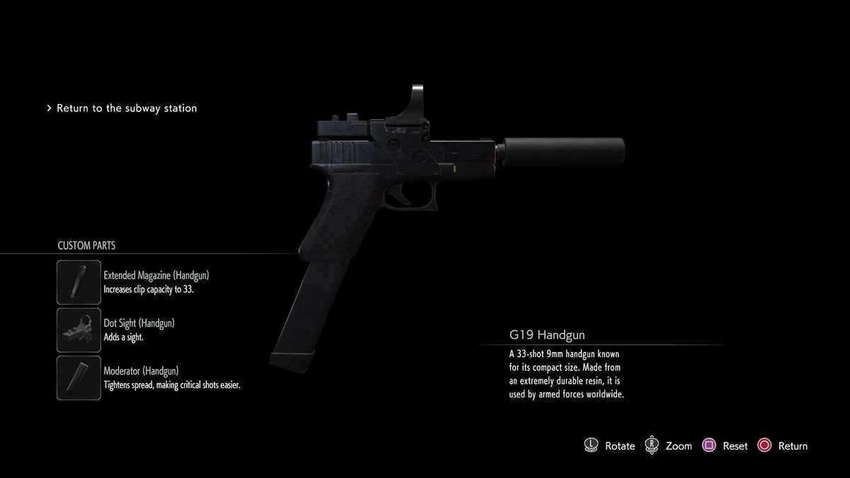 Where and how to get all the handgun upgrades and parts in Resident ...