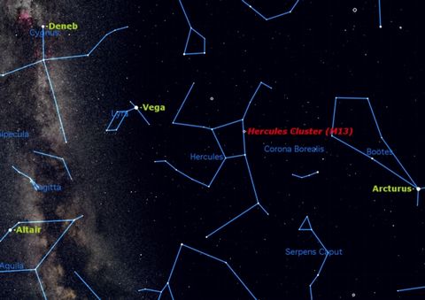 How to See the Great Hercules Cluster of Stars | Space