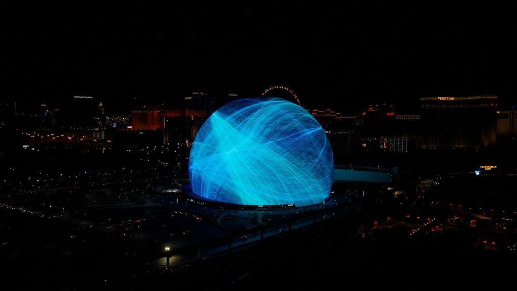 Sphere unveils new exterior artwork by Hingston Studio | Wallpaper*