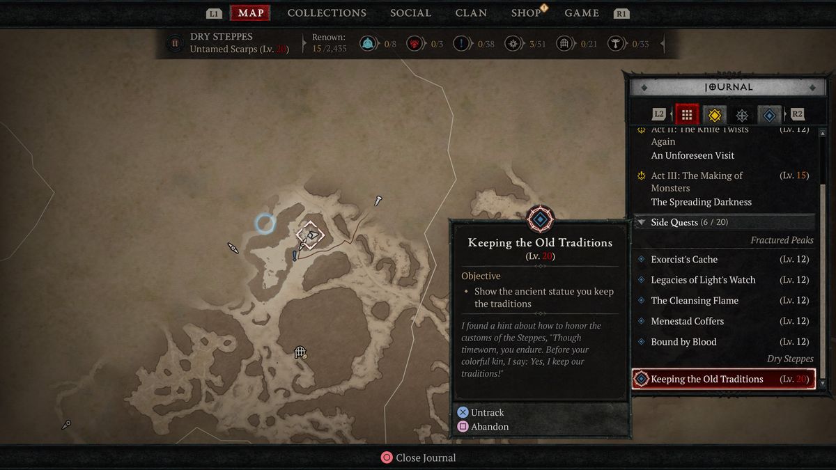 Diablo 4 Keeping the Old Traditions walkthrough | TechRadar