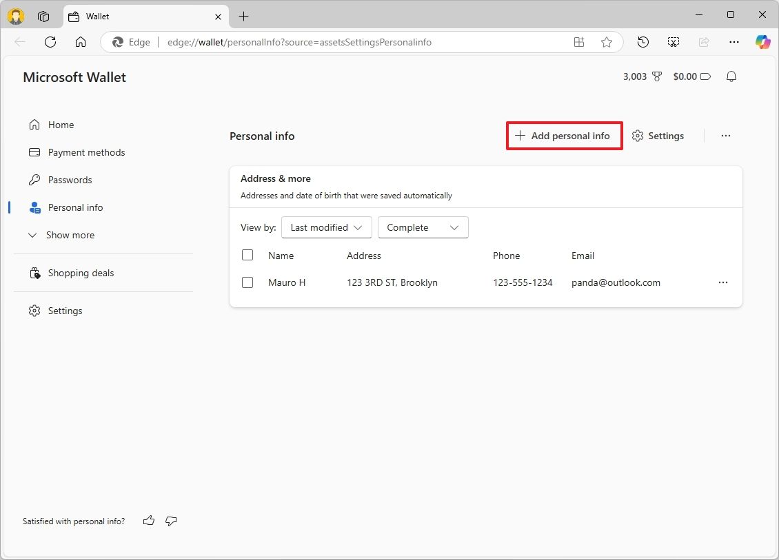 How to configure personal info saved on Microsoft Edge | Windows Central