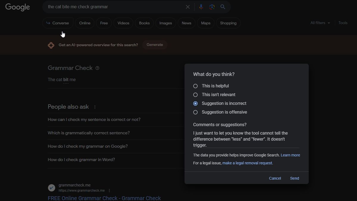 Your Google Search grammar errors are about to get an AI scrub | TechRadar